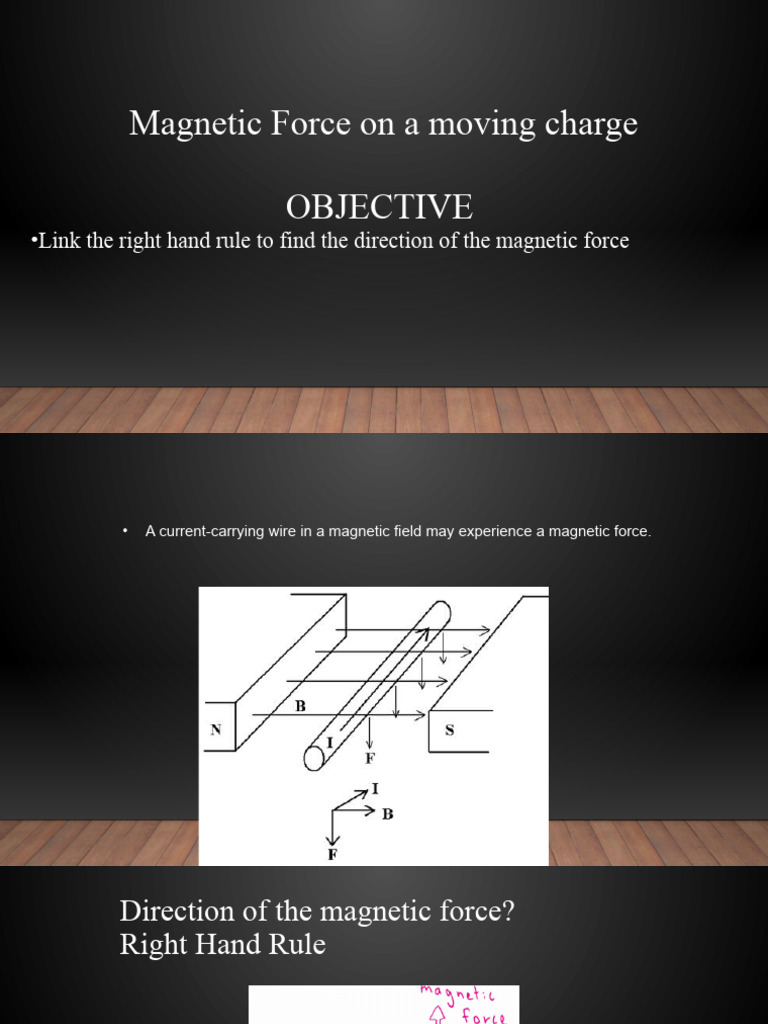Lesson 3.Magnetic Force(Formula and Direction) | PDF | Magnetic Field ...