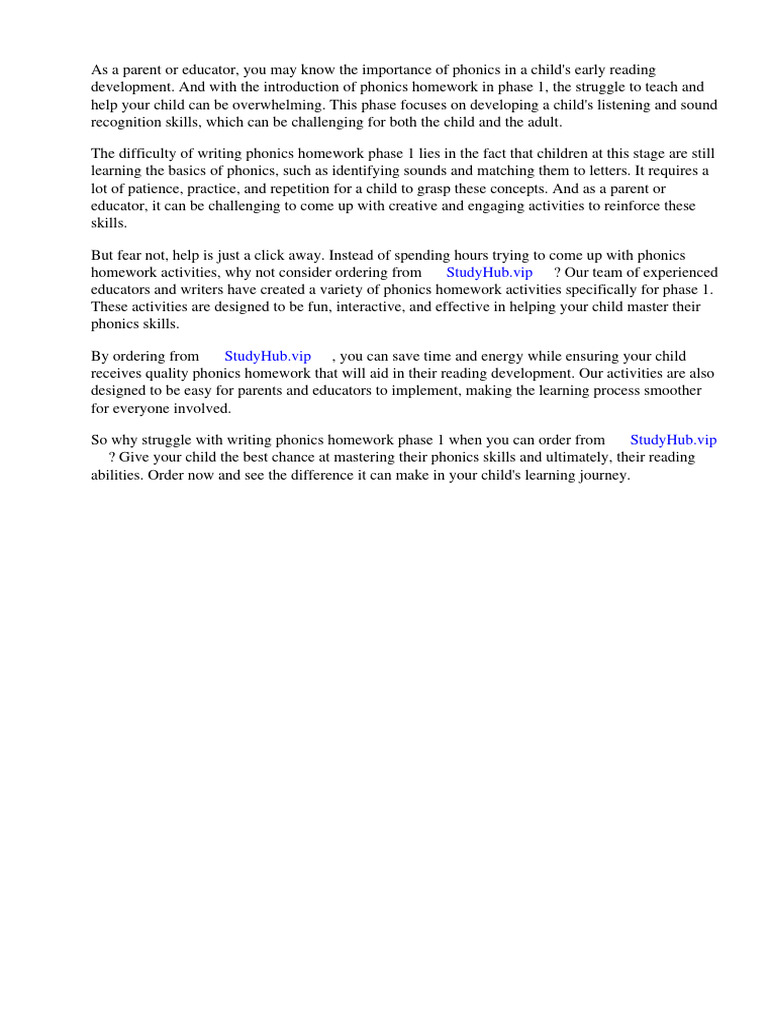 Phonics Homework Phase 1 | PDF | Phonics | Cognitive Science