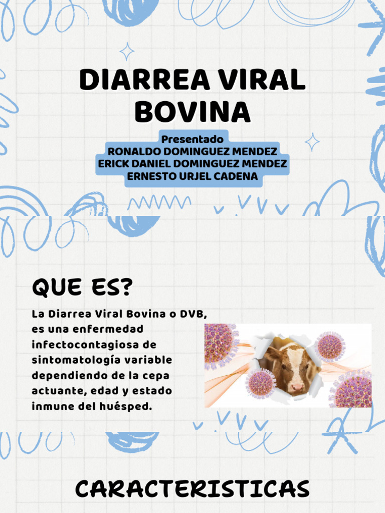 Diarrea Viral Bovina: Agente y Control | PDF | Vacas | Virus