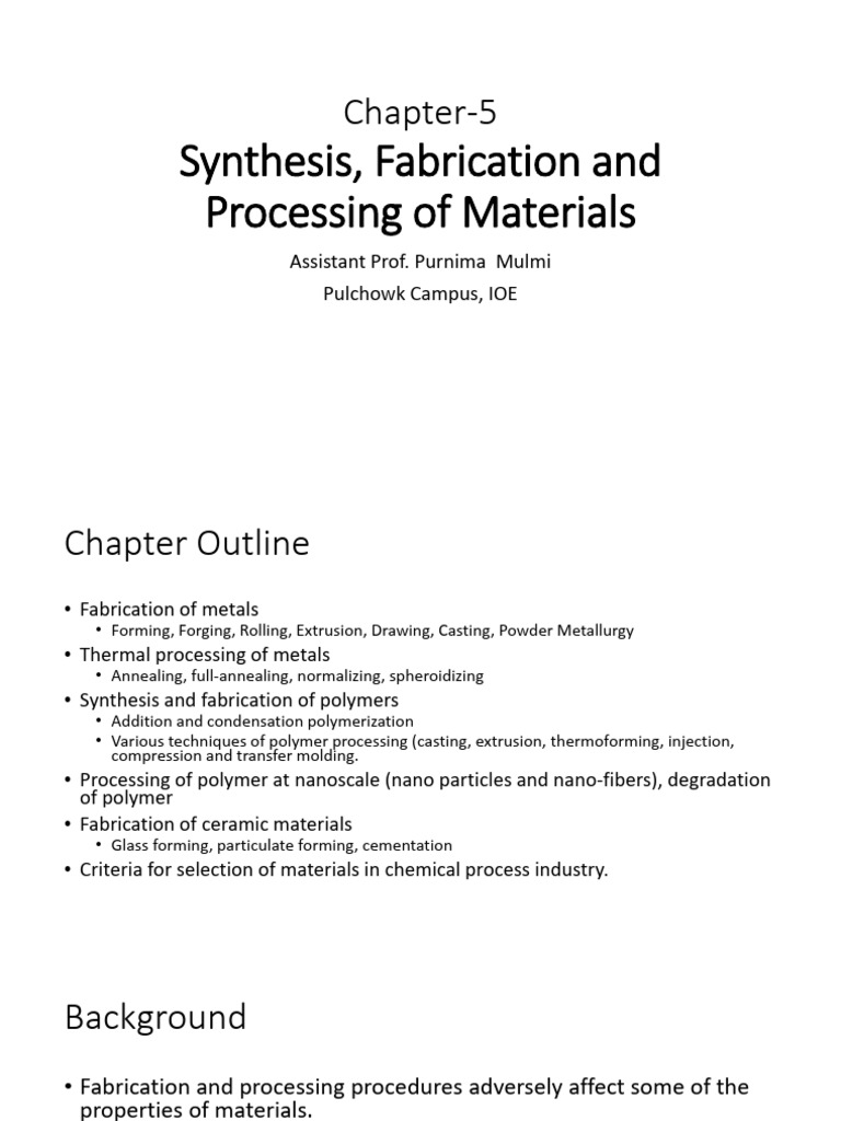 Chapter 5 | PDF | Extrusion | Heat Treating