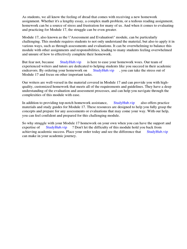 Evaluate Homework and Practice Module 17 | PDF | Mathematics | Homework