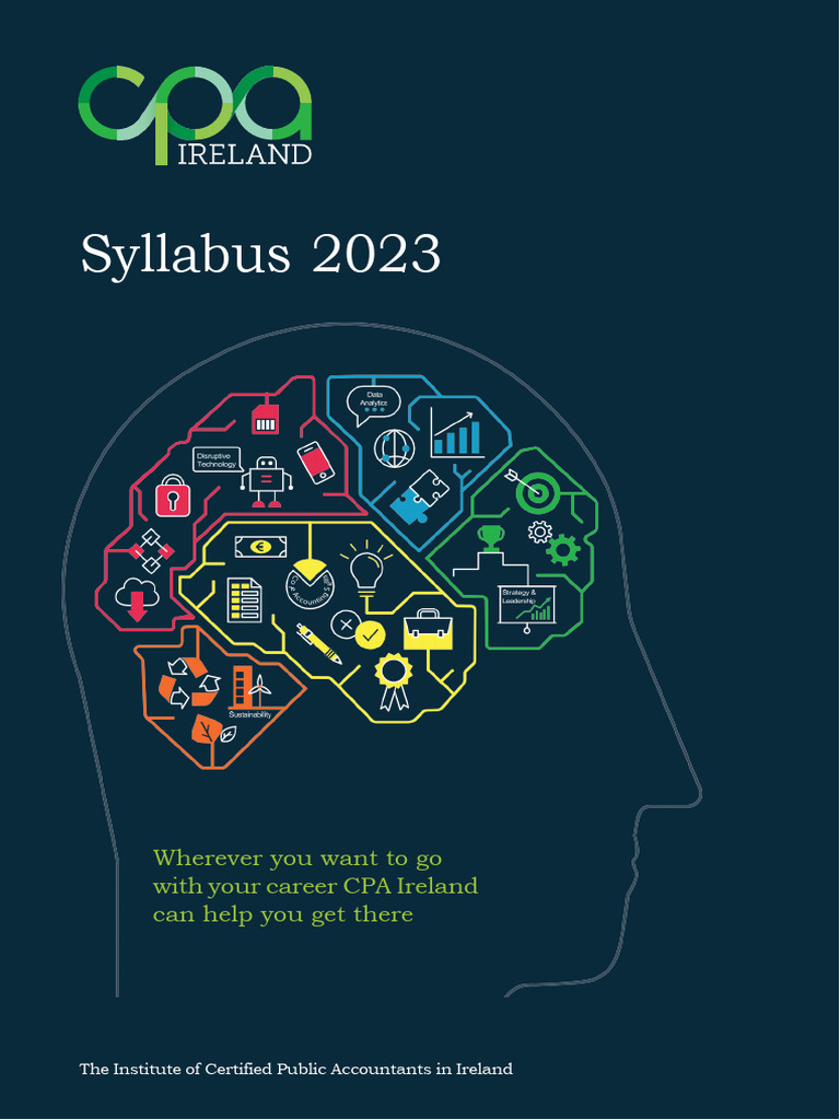 CPA Ireland Syllabus 2023 Overview | PDF | Accountant | Accounting