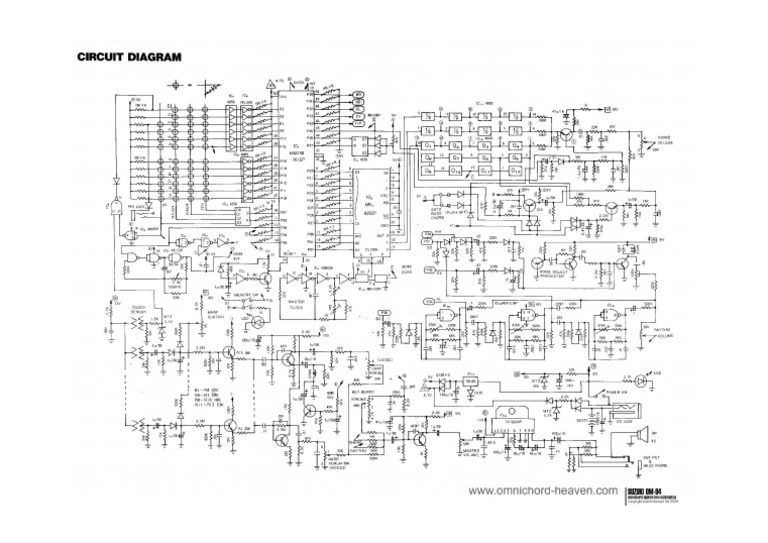 Suzuki Omnichord OM-84 - Schematics | PDF