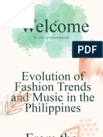 Evolution of Fashion in the Philippines | PDF | Clothing | Fashion