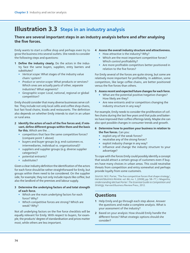 Steps in An Industry Analysis | PDF | Business | Economies