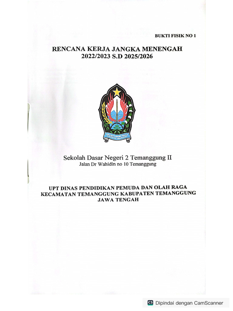 Bukti Fisik RKT SDN 2 TMG II | PDF