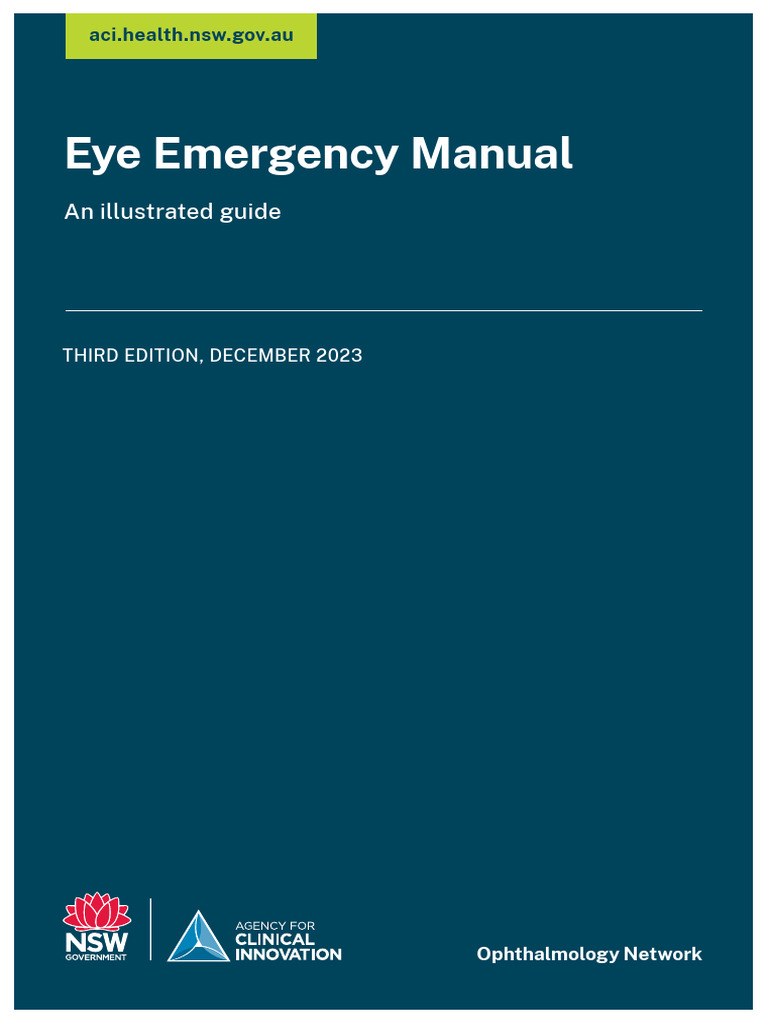 ACI Eye Emergency Manual | PDF | Glaucoma | Ophthalmology