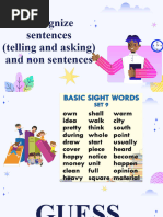 Sentence vs. Non-Sentence Worksheet | PDF