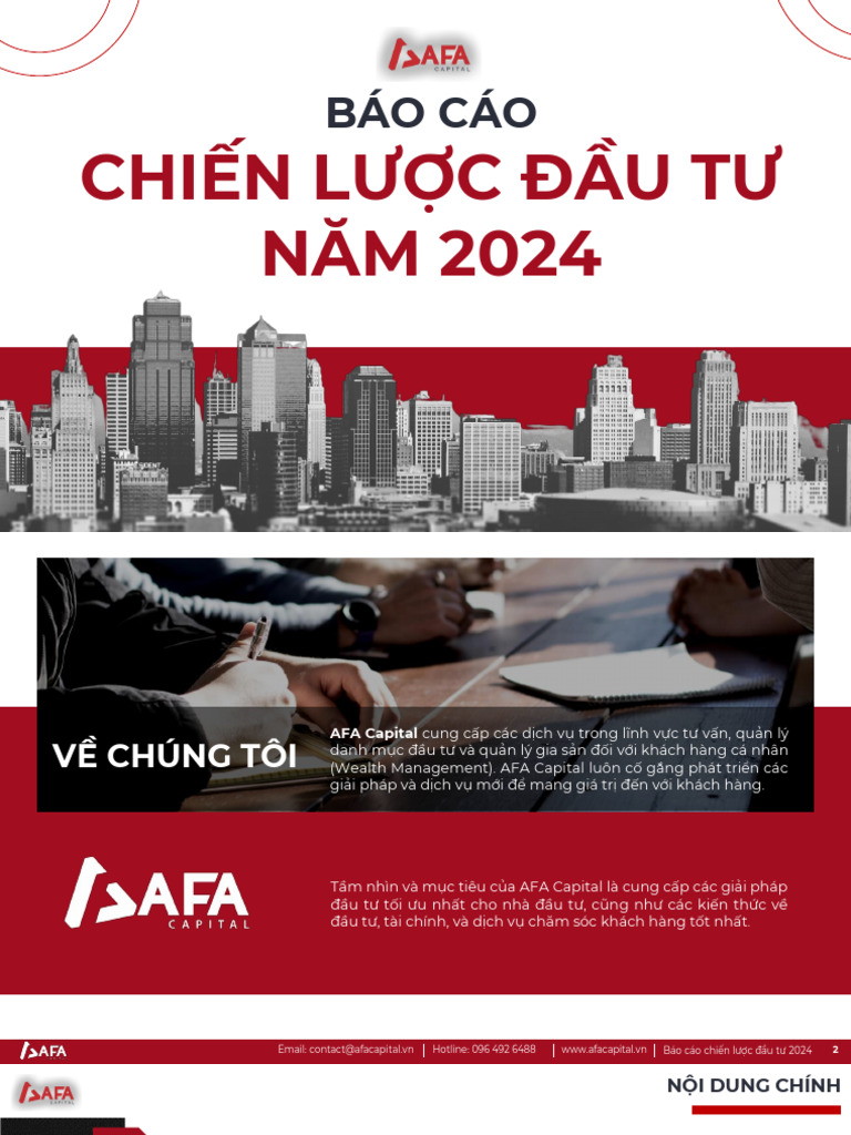 Afa Capital - báo Cáo Chiến Lược Đầu Tư 2024 | PDF