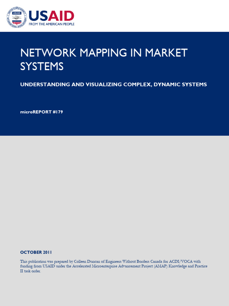 Network Mapping for Market Systems | PDF | Market (Economics) | Information
