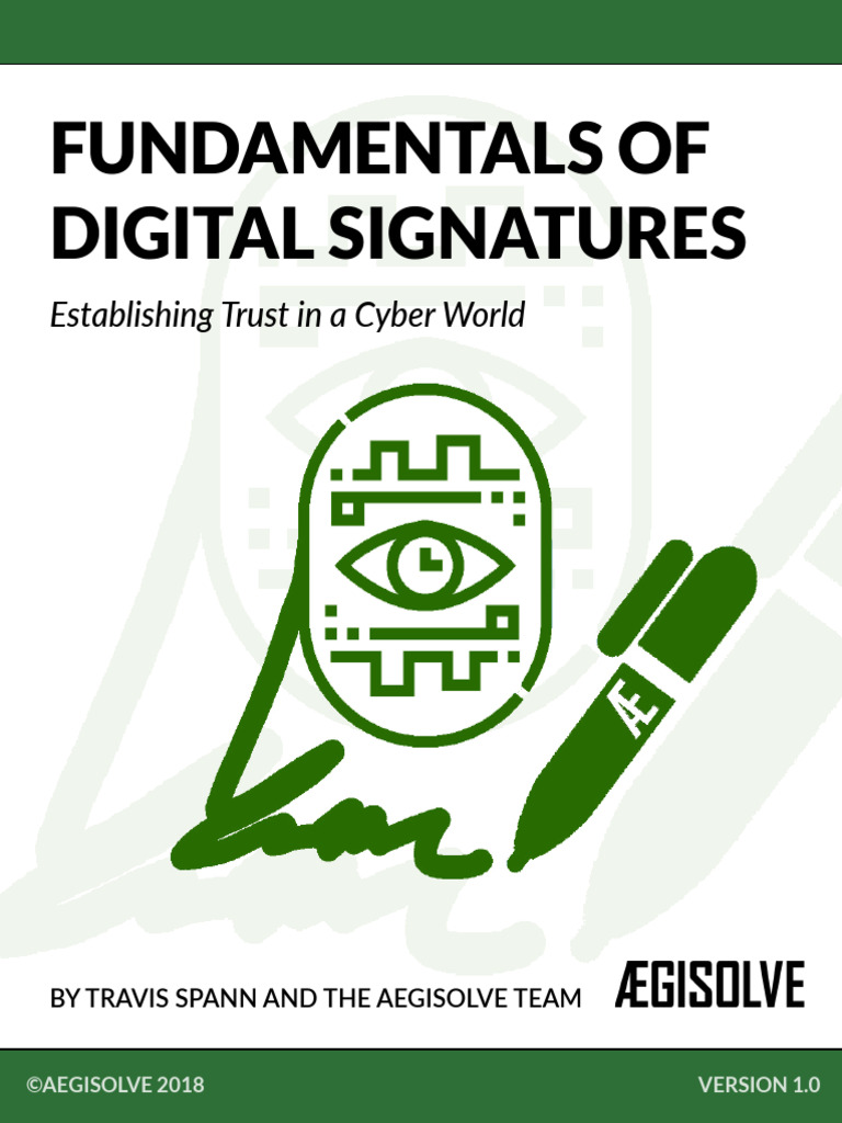 Digital Signatures GUIDE | PDF | Public Key Cryptography | Cryptography