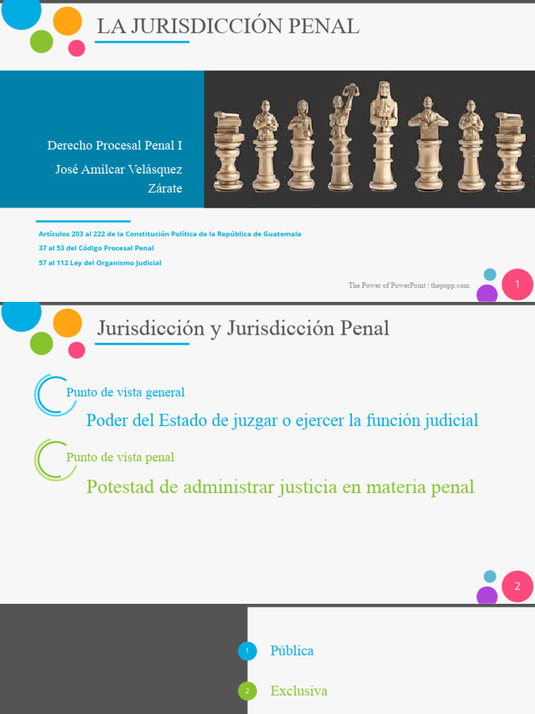 La Jurisdicción Penal - Clase5 - 2022 | PDF | Jurisdicción | Judicaturas