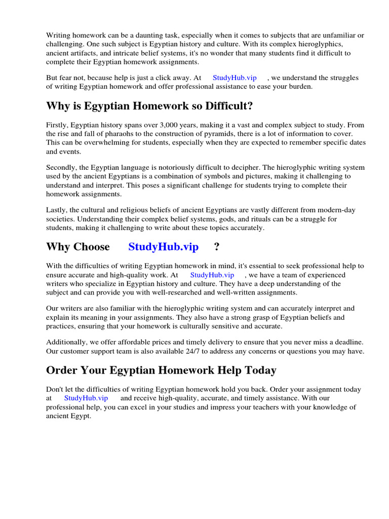 Egyptian Homework Help | PDF | Ancient Egypt | Thebes