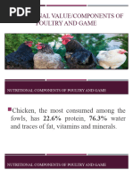 Market Forms of Poultry | PDF | Poultry | Birds