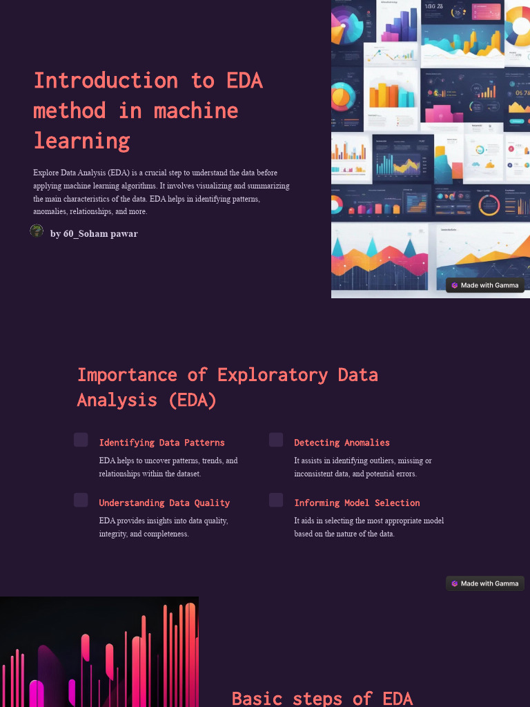 Introduction To EDA Method in Machine Learning: by 60 - Soham Pawar ...