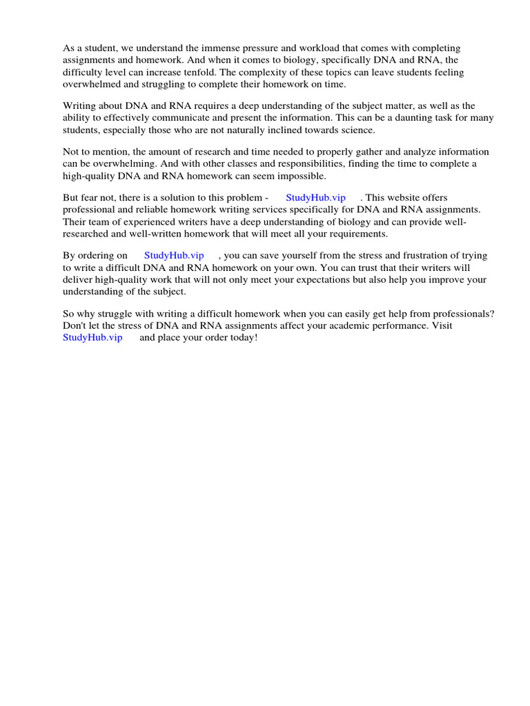 Dna Rna Homework | PDF | Rna | Genetic Code