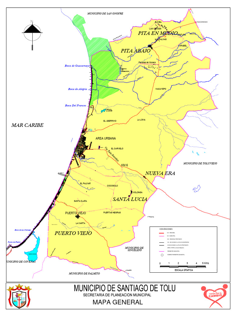 Mapa General Tolu | PDF