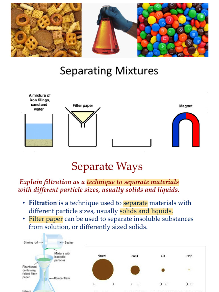 Separating Mixtures | PDF | Liquids | Crystallization