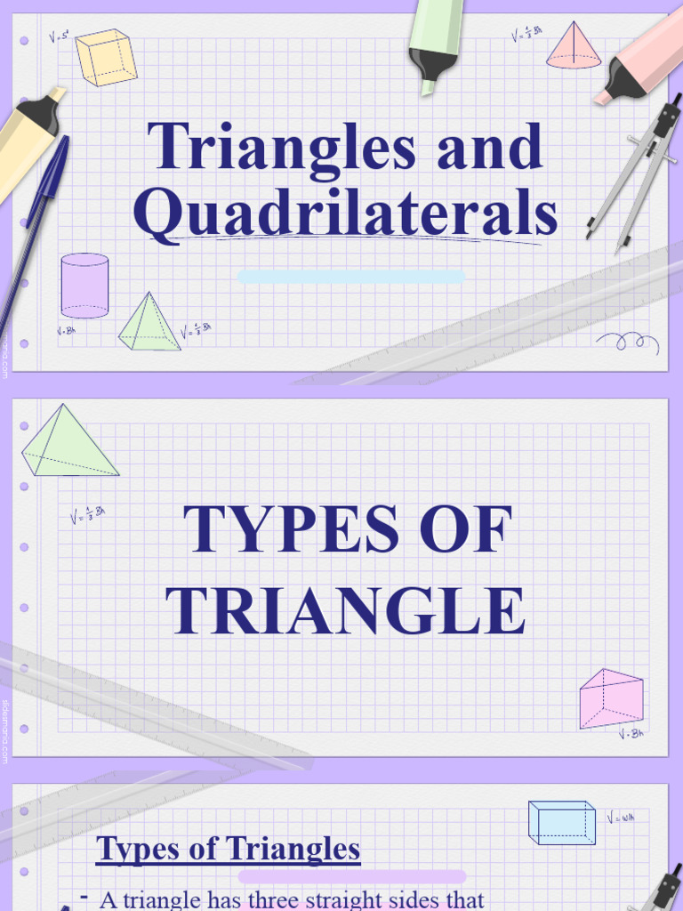 Triangles Quadrilaterals and Harmonic Sequence | PDF