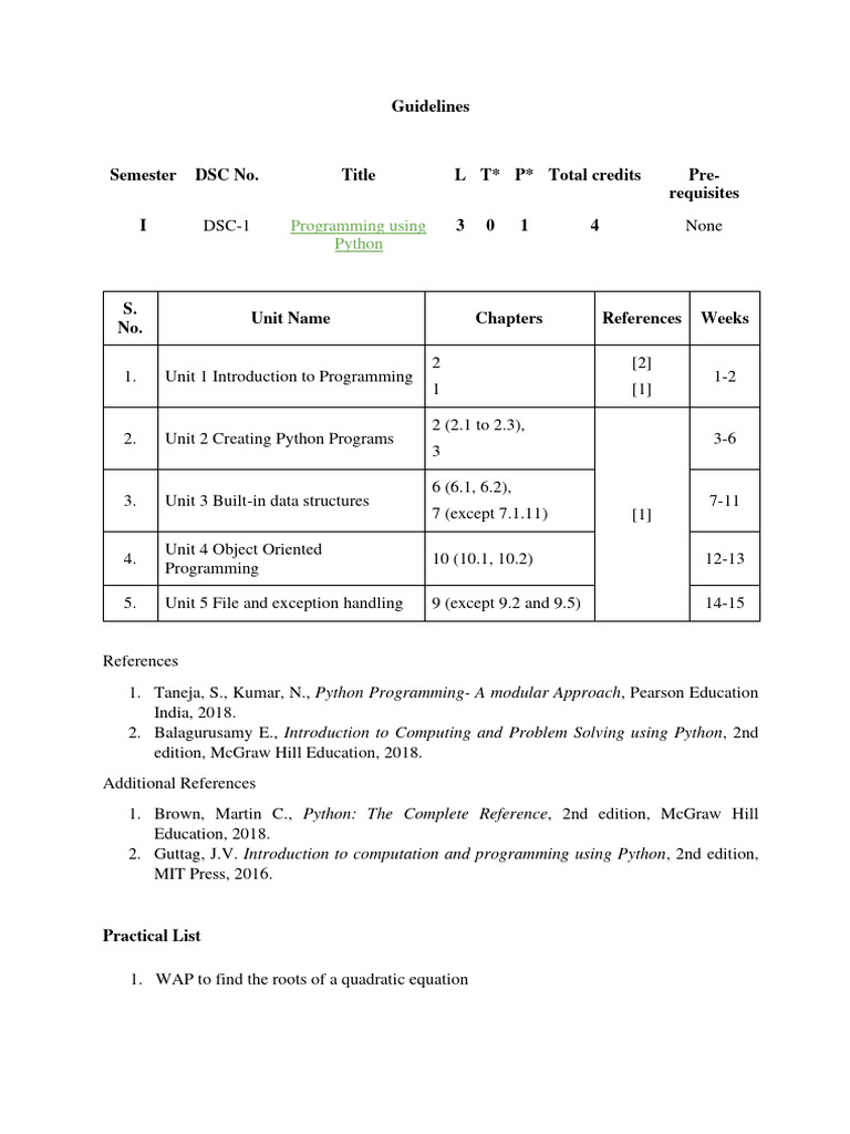 Dsc 01 Bschons Programming Using Python Pdf String Computer Science Computer Programming 