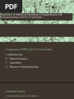 Understanding EPP: Curriculum Overview | PDF | Carpentry | Agriculture