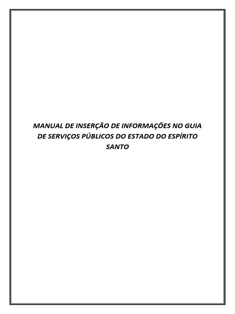 Manual Do Guia de Servicos | PDF | Internet | Fazer login Manual Do Guia de Servicos | PDF | Internet | Fazer login