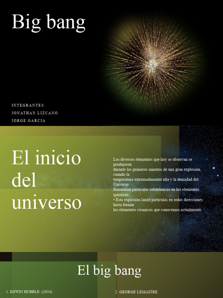 el big bang (2) | PDF | Big Bang | Universo