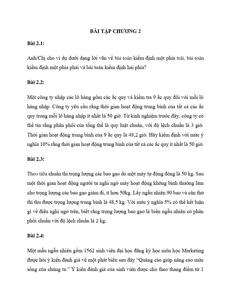 KT03124 Bai-Tap Chuong-2 | PDF