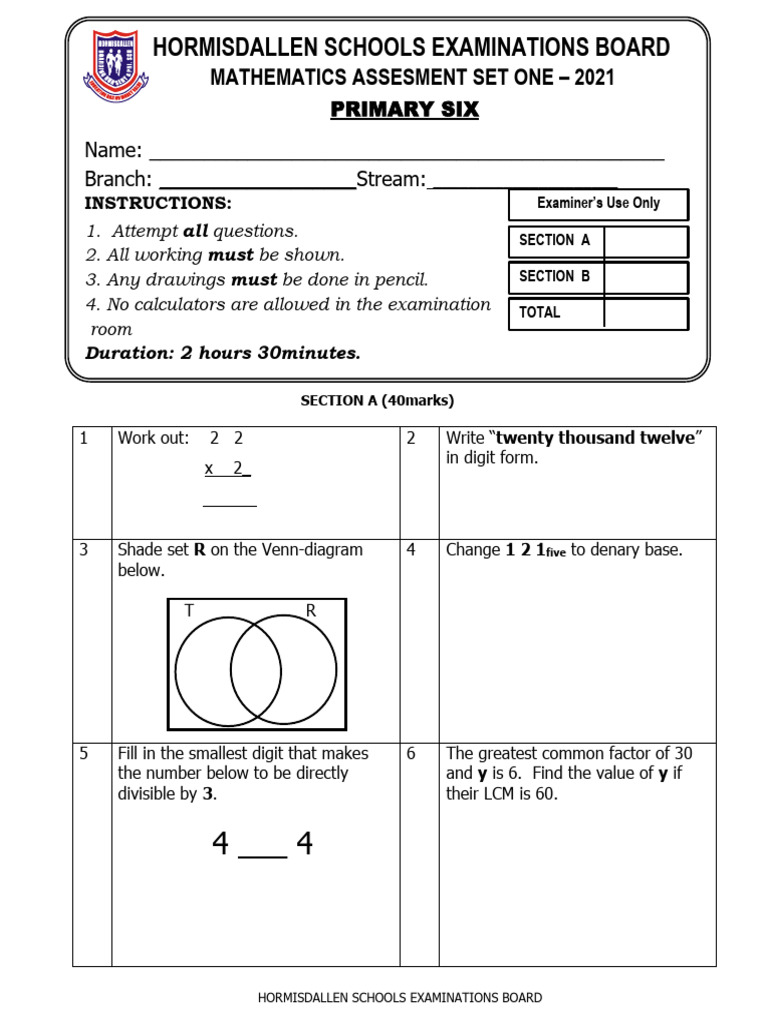 Primary Seven English | Download Free PDF | Mathematics | Arithmetic