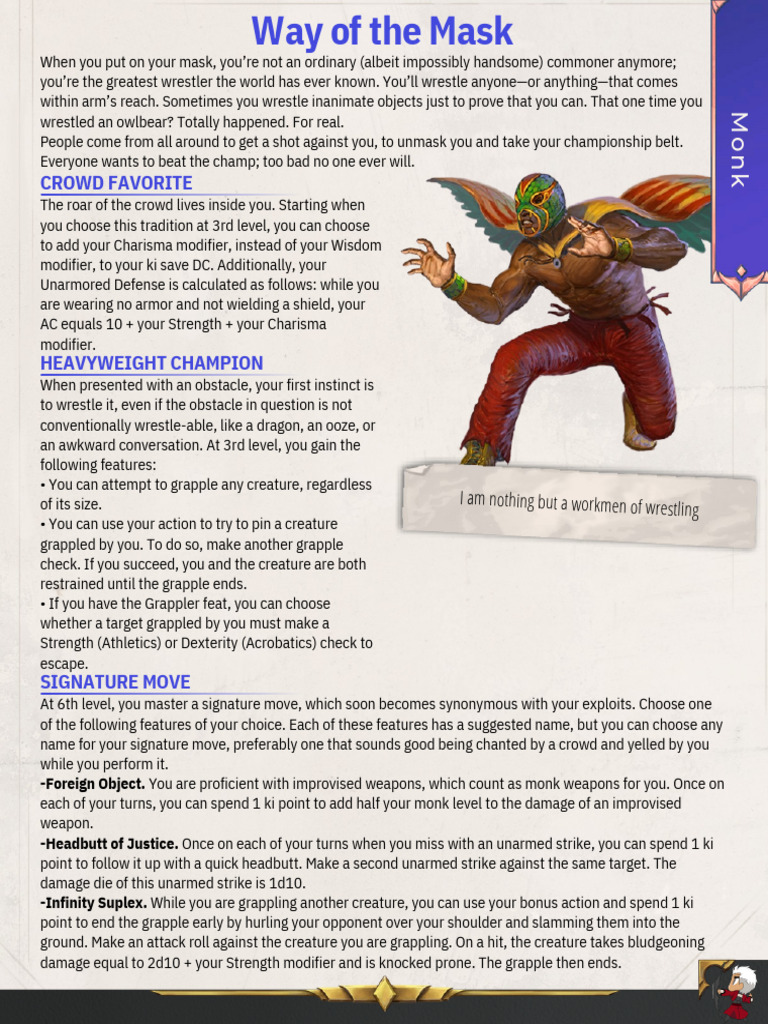 Way of the Mask | PDF | Mock Combat | Sports Entertainment