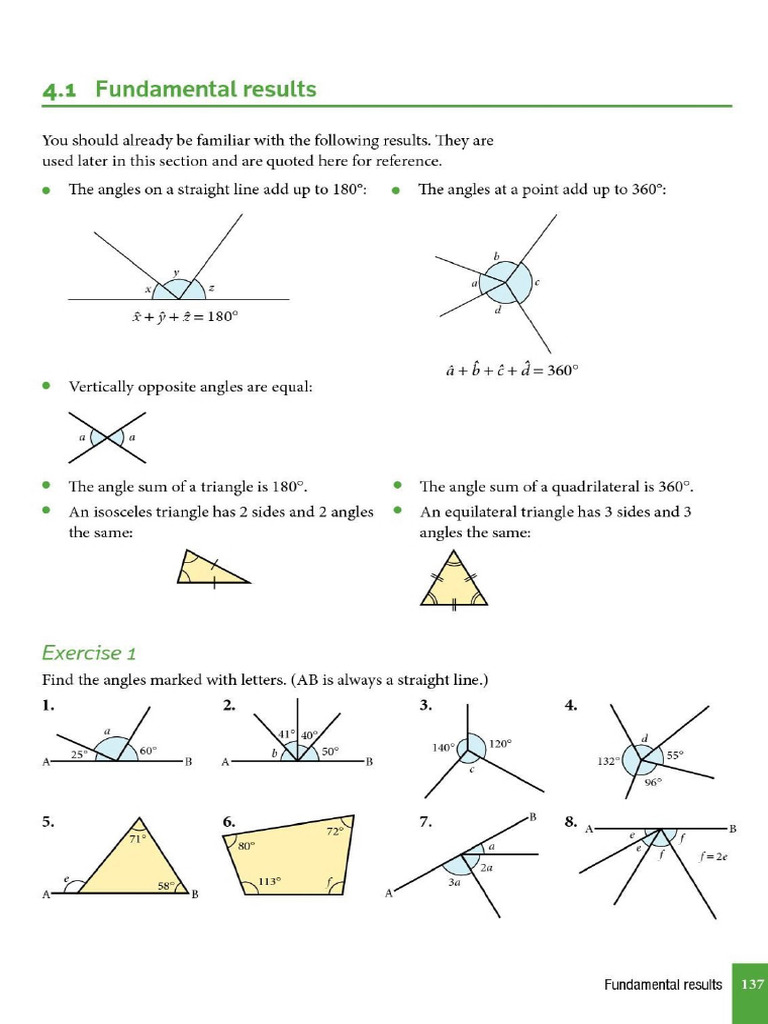 2024:3:26 IGCSE Complete Mathematics 5e Extended 2018 - 4. Geometry | PDF