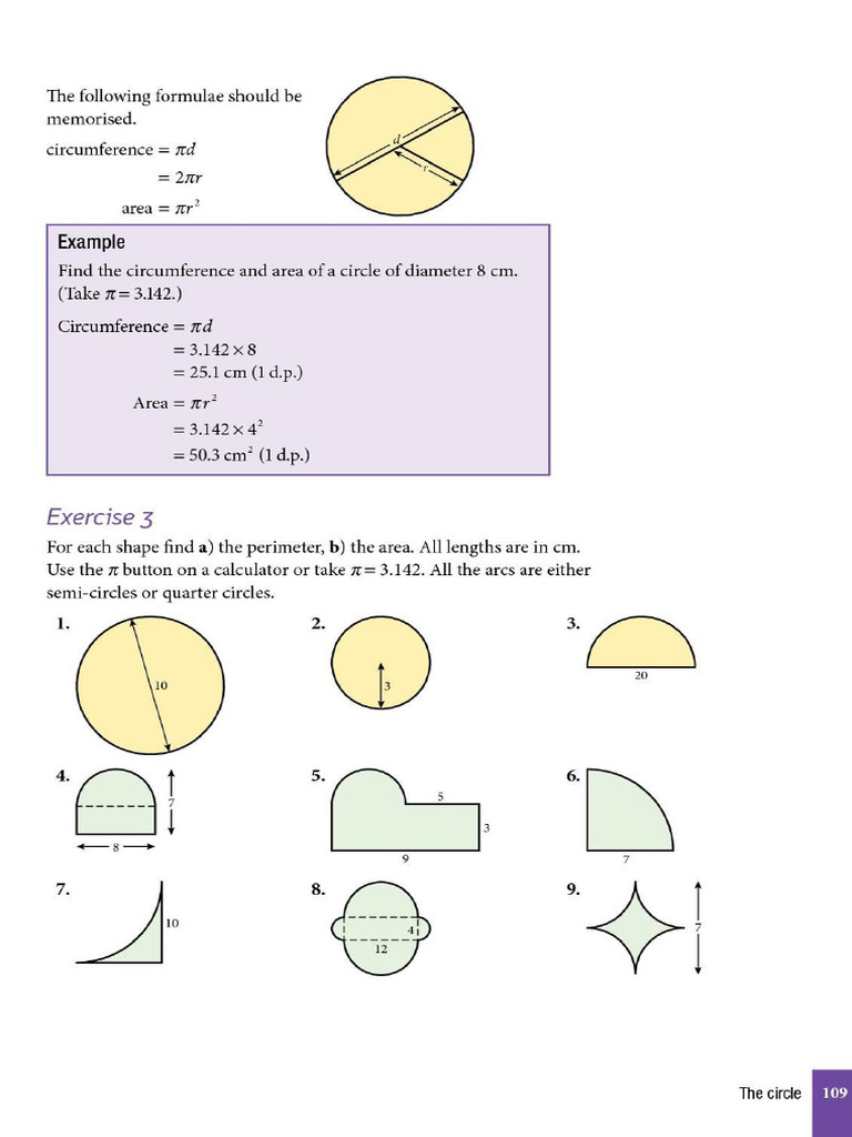 2024:3:12 IGCSE Complete Mathematics 5e Extended 2018 - 3. Mensuration | PDF