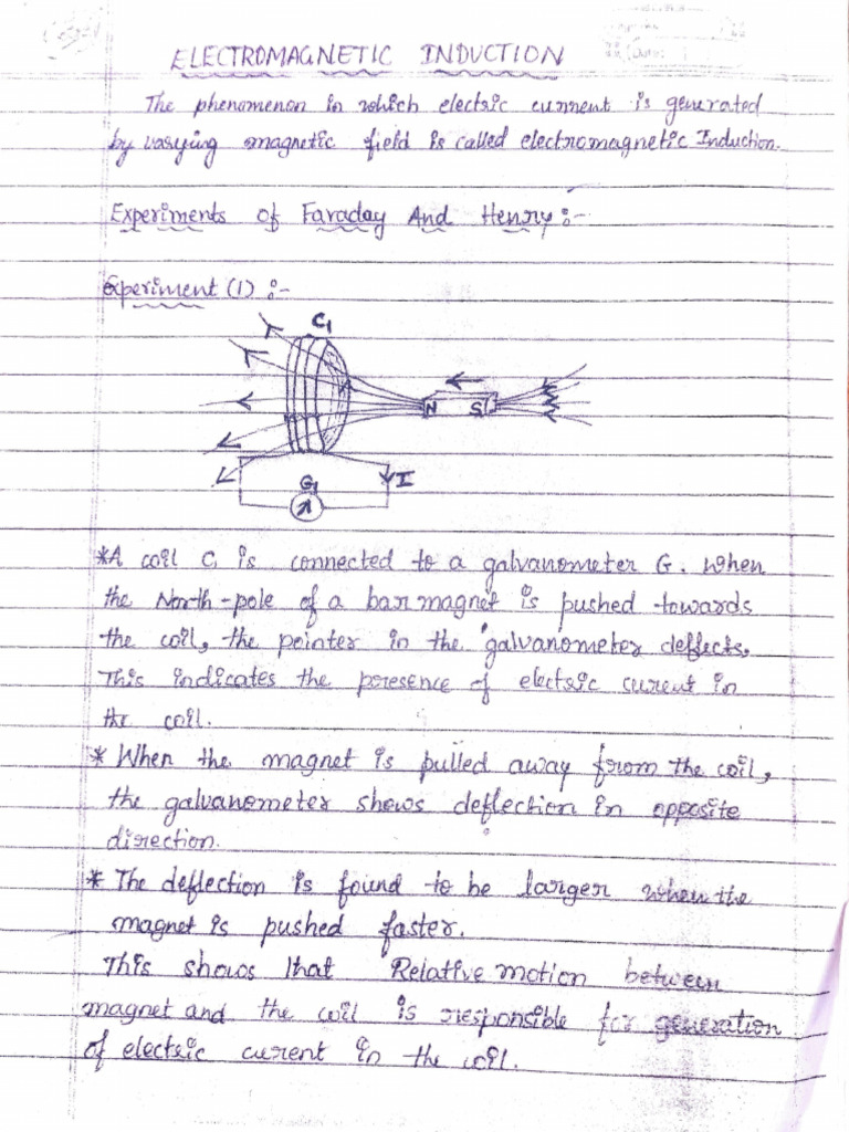 Electromagnetic Induction | PDF | Electrodynamics | Physics