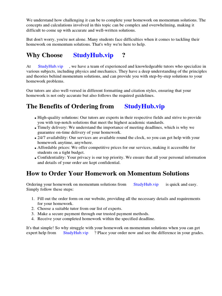 Tutorial 8 Homework Momentum Solutions | PDF | Momentum | Torque