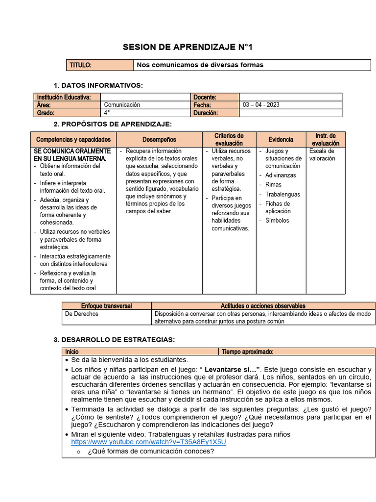 Comunicación a través del juego infantil | PDF | Comunicación | Aprendizaje