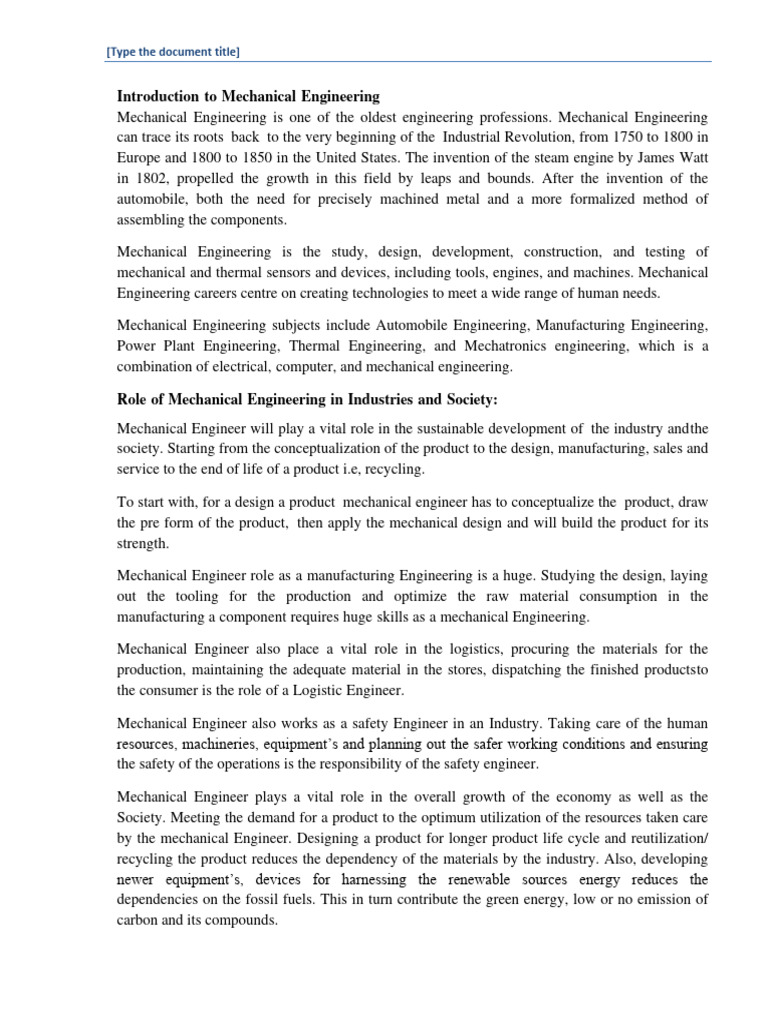 Mech M1-Intro To Mech | PDF | Energy Development | Nuclear Reactor