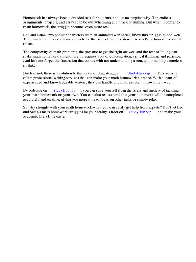 Leo and Satan Math Homework | PDF | Jesus | Salvation