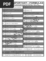 Calculus 1 Past Papers | PDF