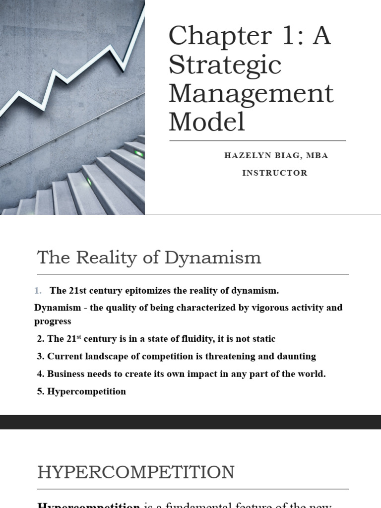 Chapter 1 The Strategic Management Model | Download Free PDF ...