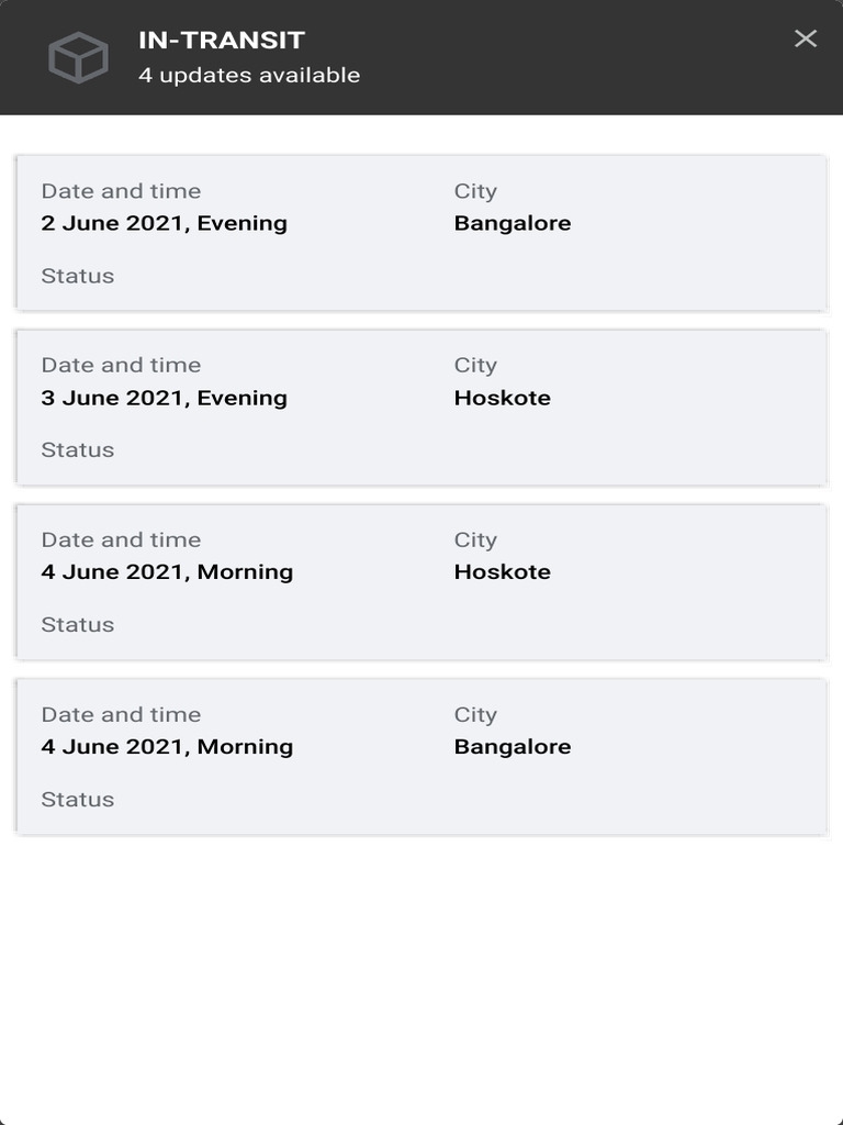 Delhivery Tracking | PDF