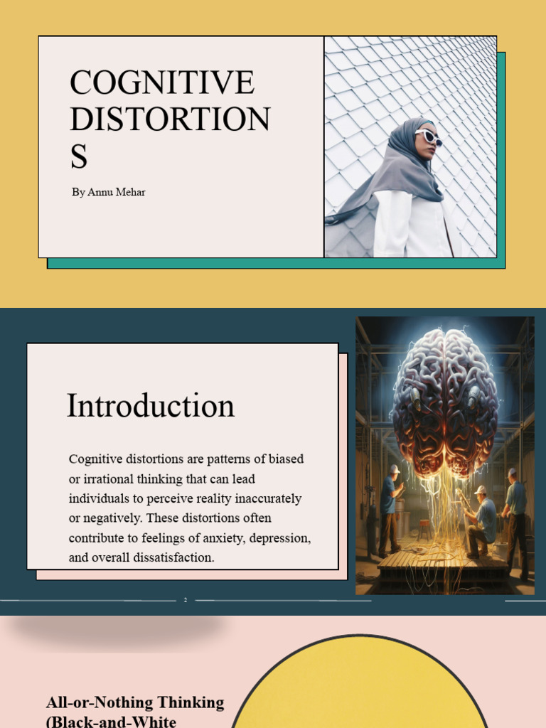 Cognitive Distortions | PDF | Social Psychology | Cognitive Science