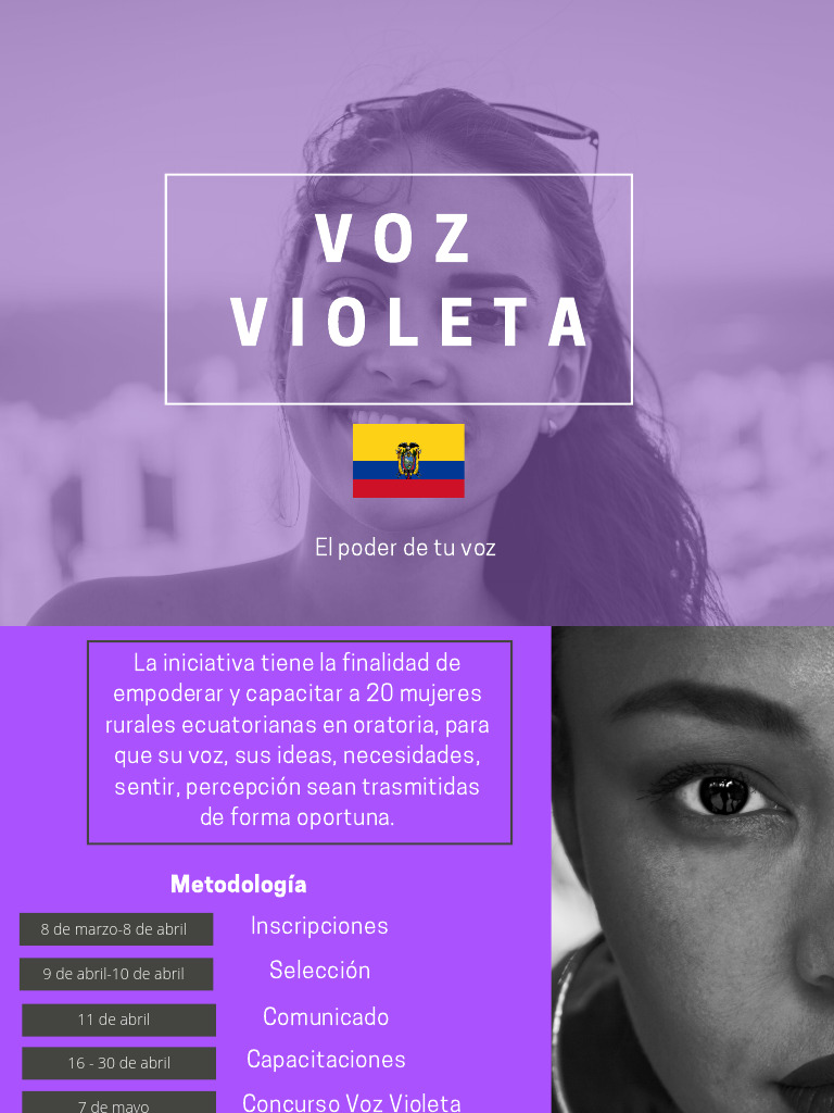 Voz Violeta. | PDF