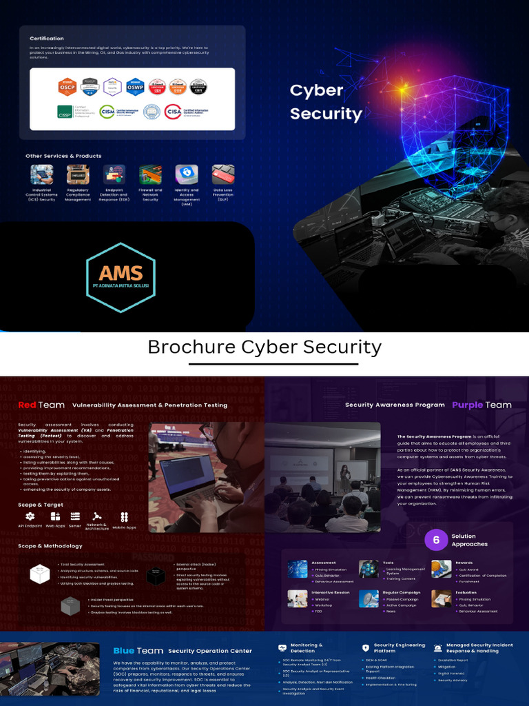 Cyber Security Brochure Guide | PDF