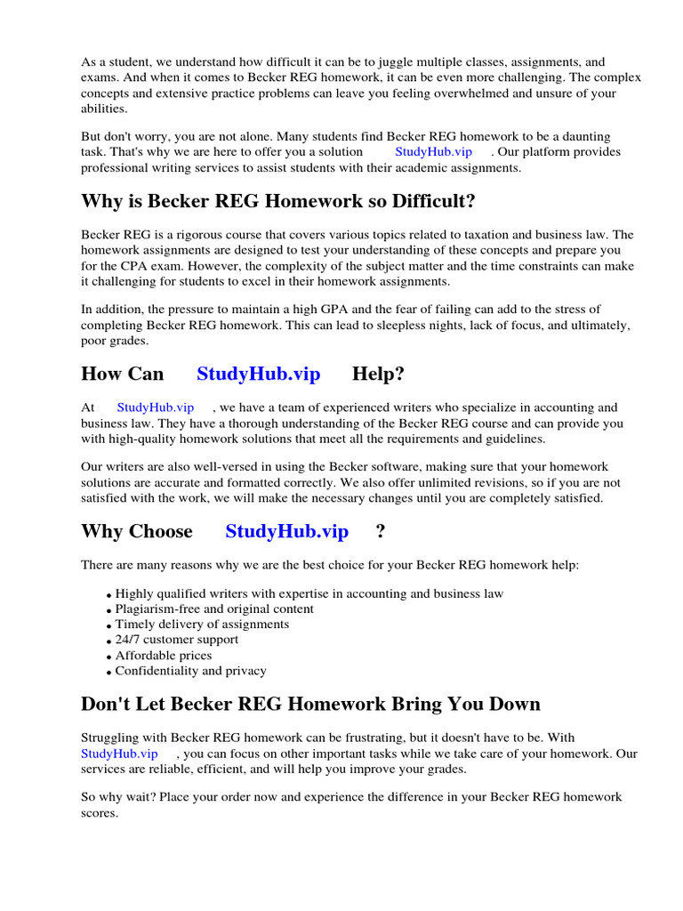 Becker Reg Homework Scores | PDF | Homework | Privacy