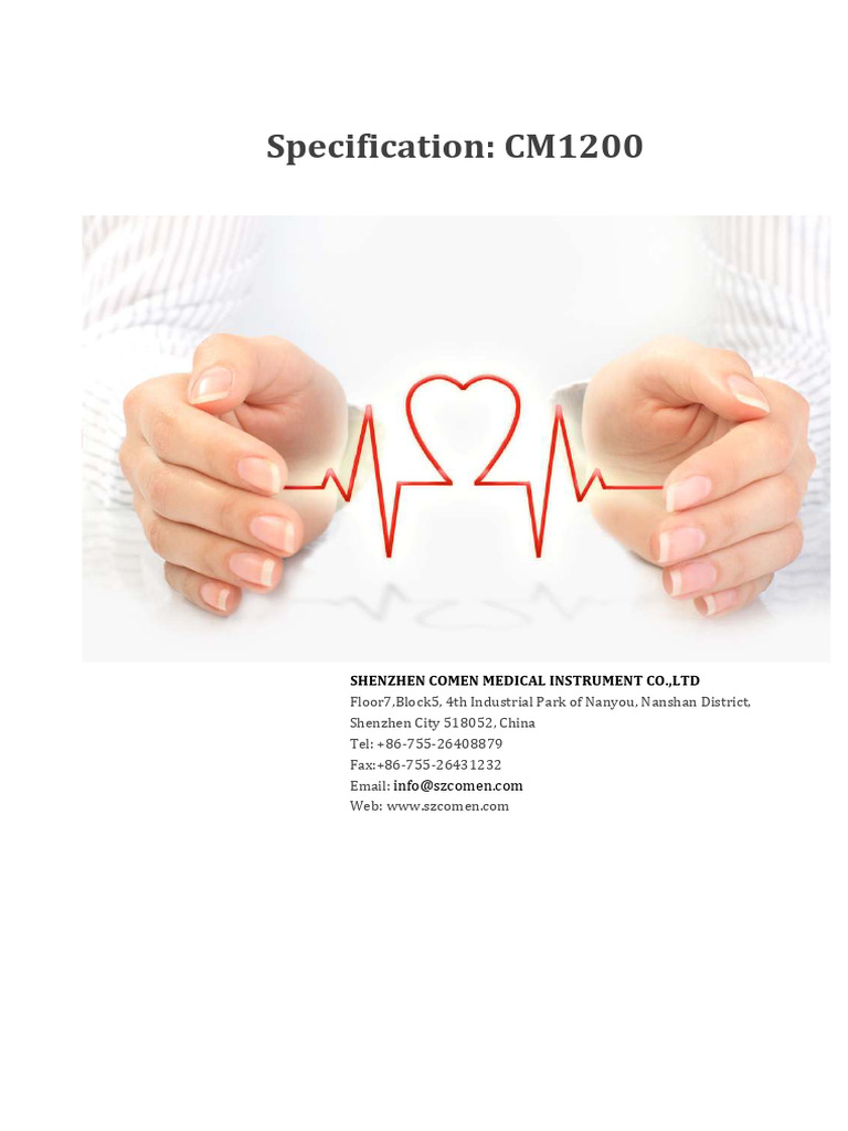 CM1200 Specification Document | PDF