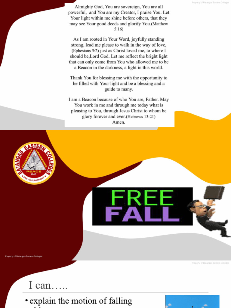 Free Fall | PDF | Acceleration | Quantity