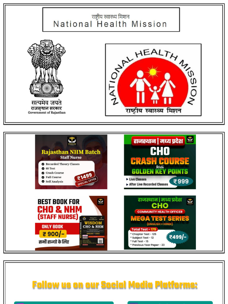Complete NHM Health Scheme | PDF | Visual Impairment | Preventive Healthcare