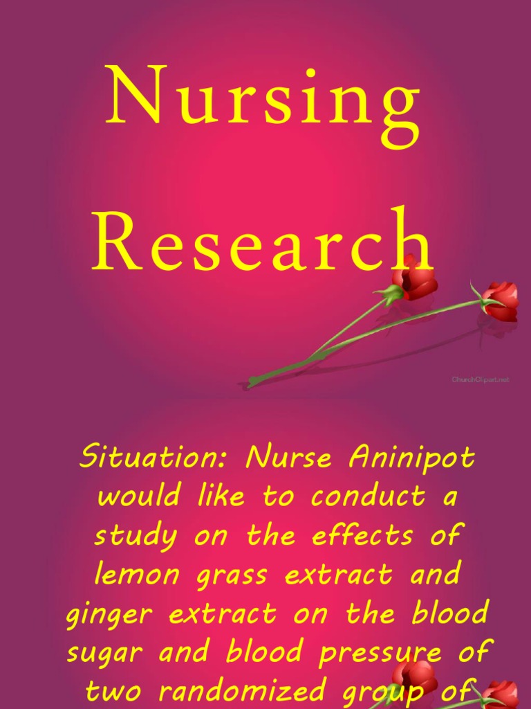Nursing Research | PDF | Null Hypothesis | Hypothesis