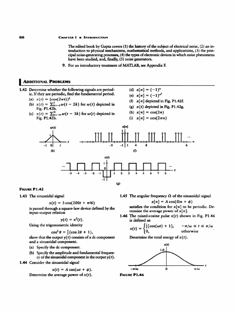 신시 정승원 답지, Problems - chap1-7 | PDF