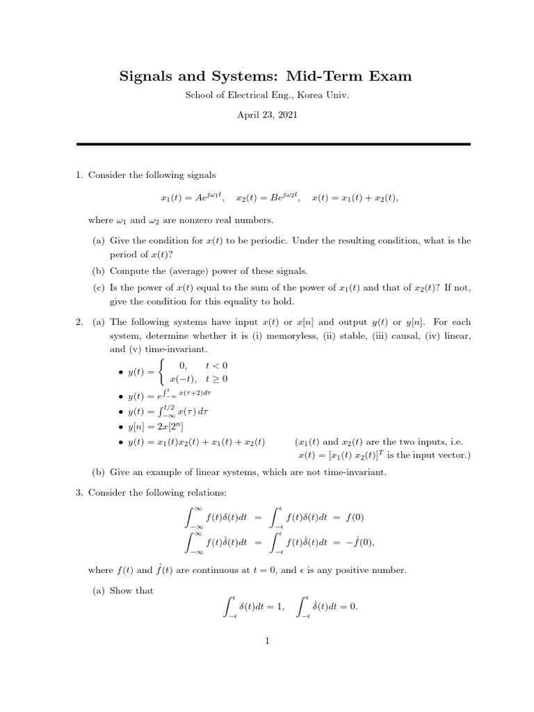 sns 2021 중간 (온라인) | Download Free PDF | Computer Engineering | Applied Mathematics